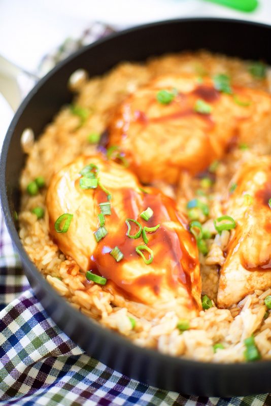 One Pot Meal: Teriyaki Chicken and Rice for Dinner - Make and Takes