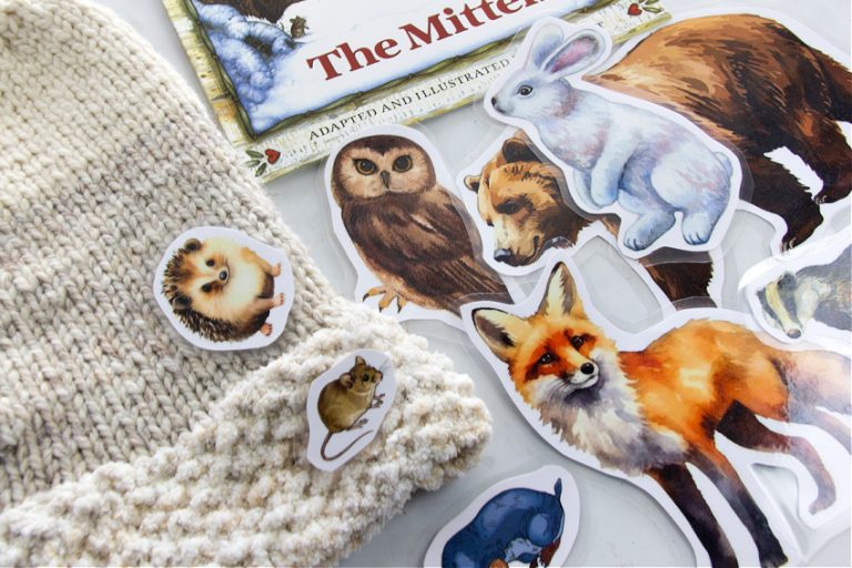 The Mitten Children's Book Activity for Winter - Make and Takes