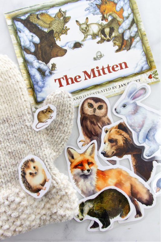 The Mitten Children's Book Activity for Winter - Make and Takes