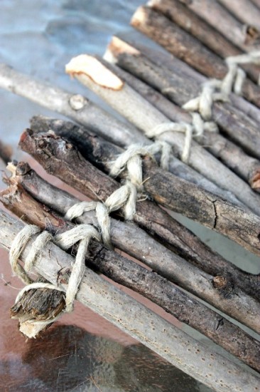 Summer Camp for Kids: Sailing a Stick Raft - Make and Takes