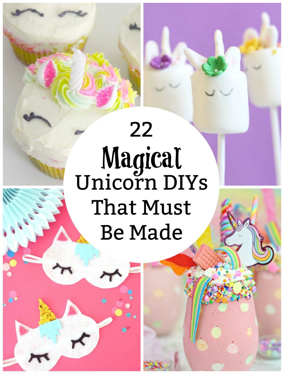22 Magical Unicorn DIYs that must be made! - Make and Takes